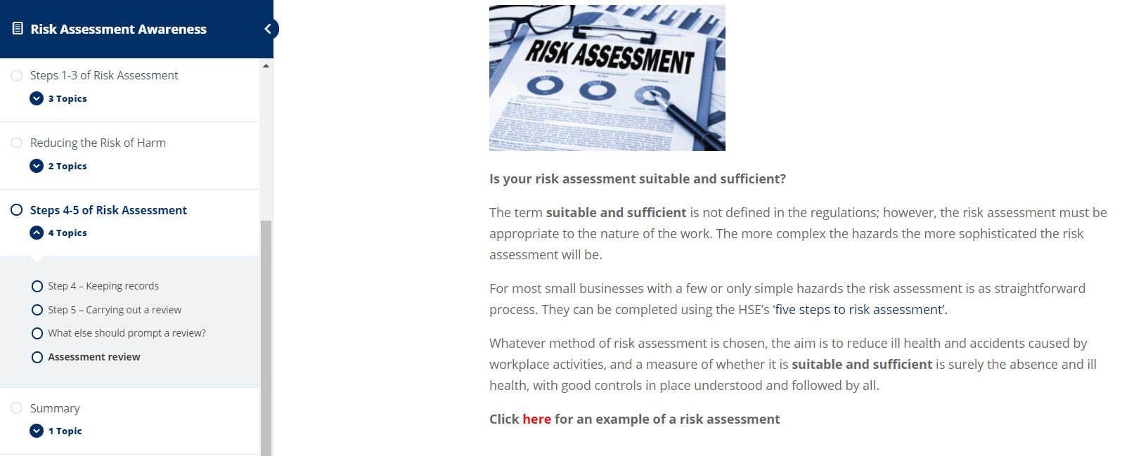 Click here Screen Shot - Compliance Standard Group